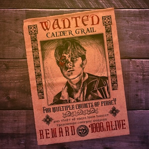 Printable Wanted Poster- Editable Template for Medieval Reenactment ...