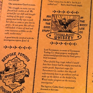 Editable Fantasy Newspaper Kit for DND, TTRPG, RPG – the Sending Stone ...