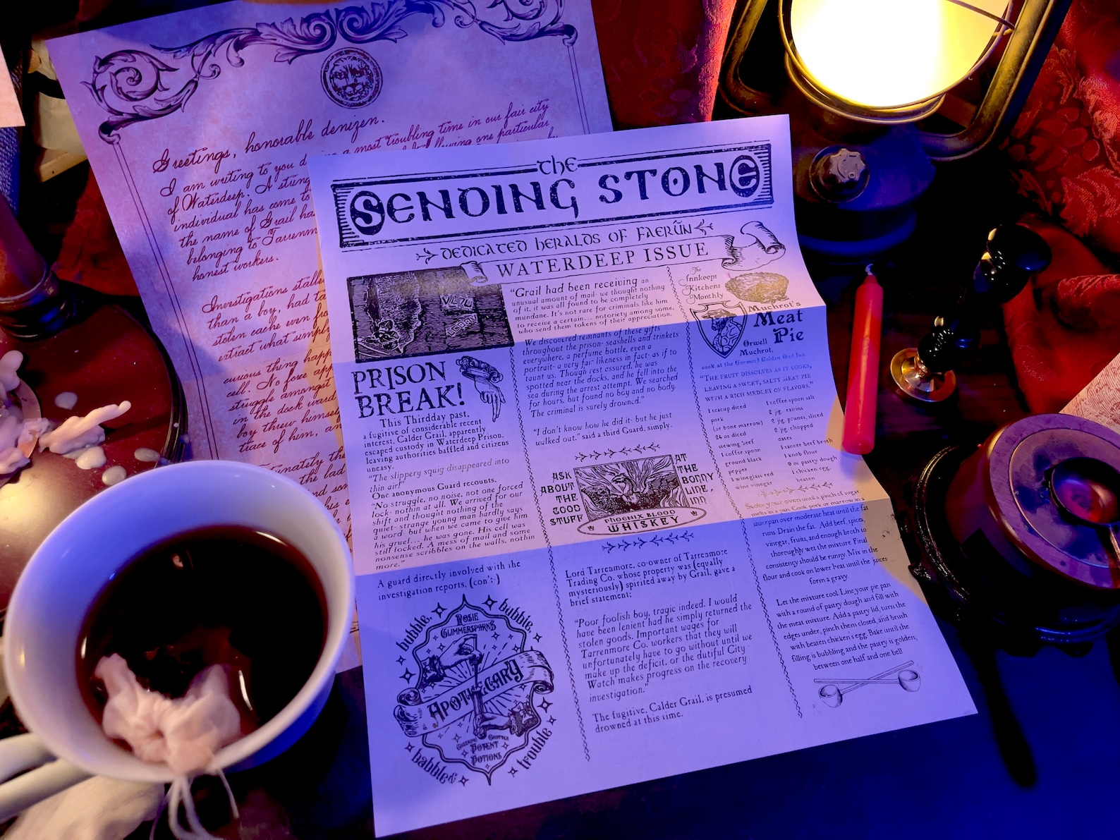 Editable Fantasy Newspaper Kit for DND, TTRPG, RPG – the Sending Stone ...