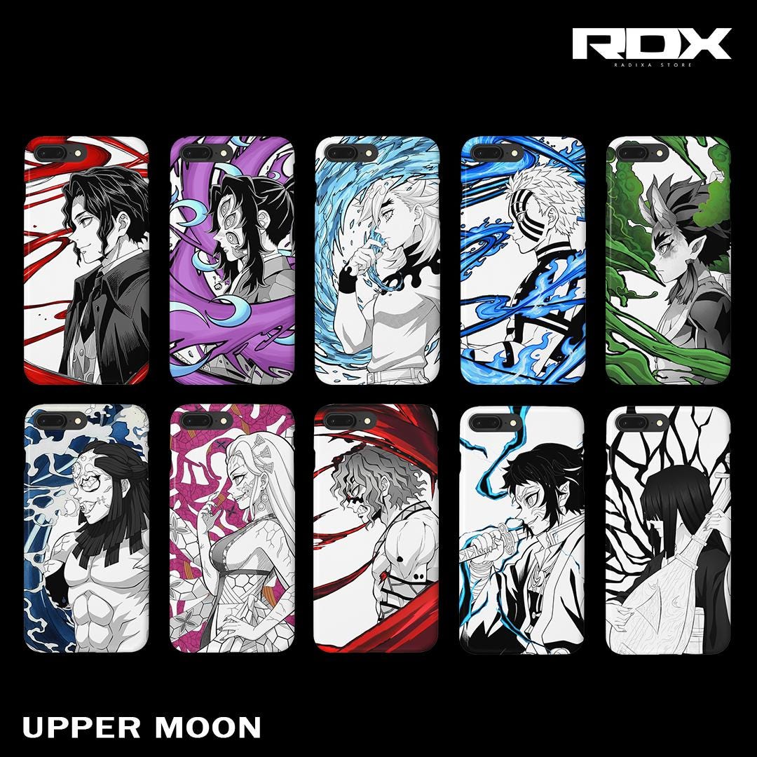 Upper Moon Chara Custom Phone Cases for Iphone, Samsung, Google Pixel ...