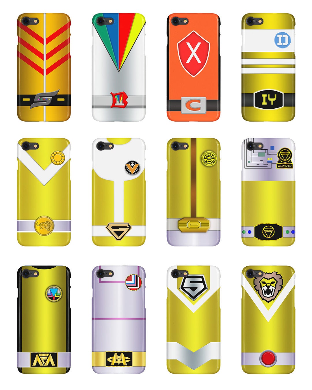 Super Sentai Showa Phone Case Collection - Etsy