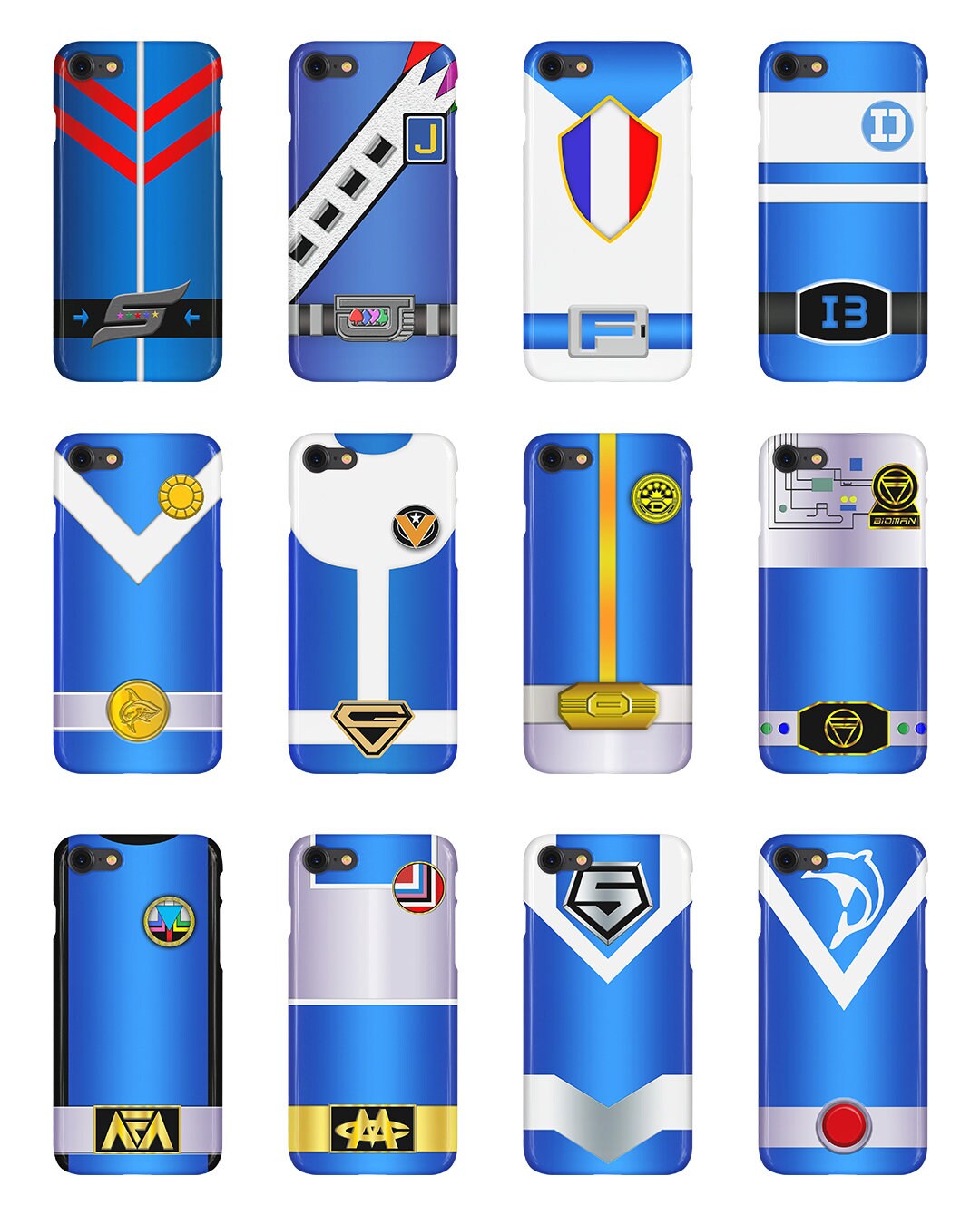 Super Sentai Showa Phone Case Collection - Etsy