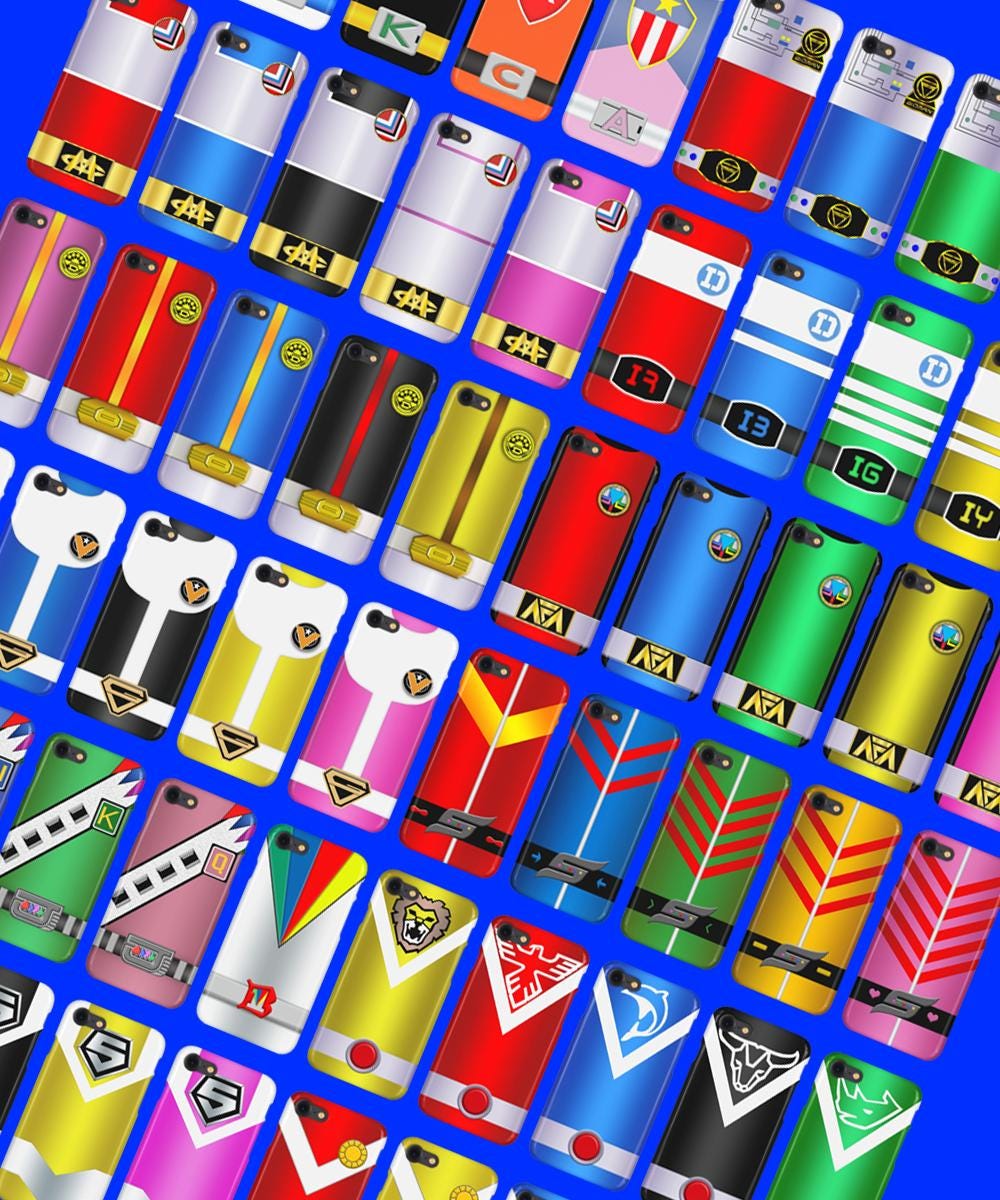 Super Sentai Showa Phone Case Collection - Etsy