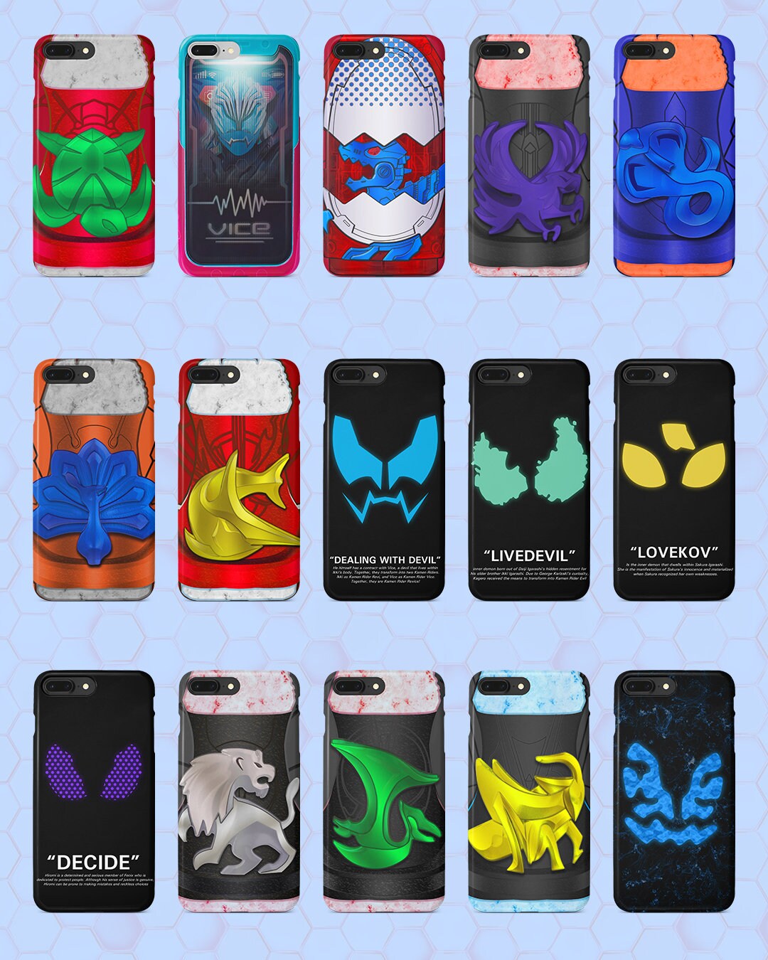 Kamen Rider Revice Vistamp Phone Case Collection - Etsy