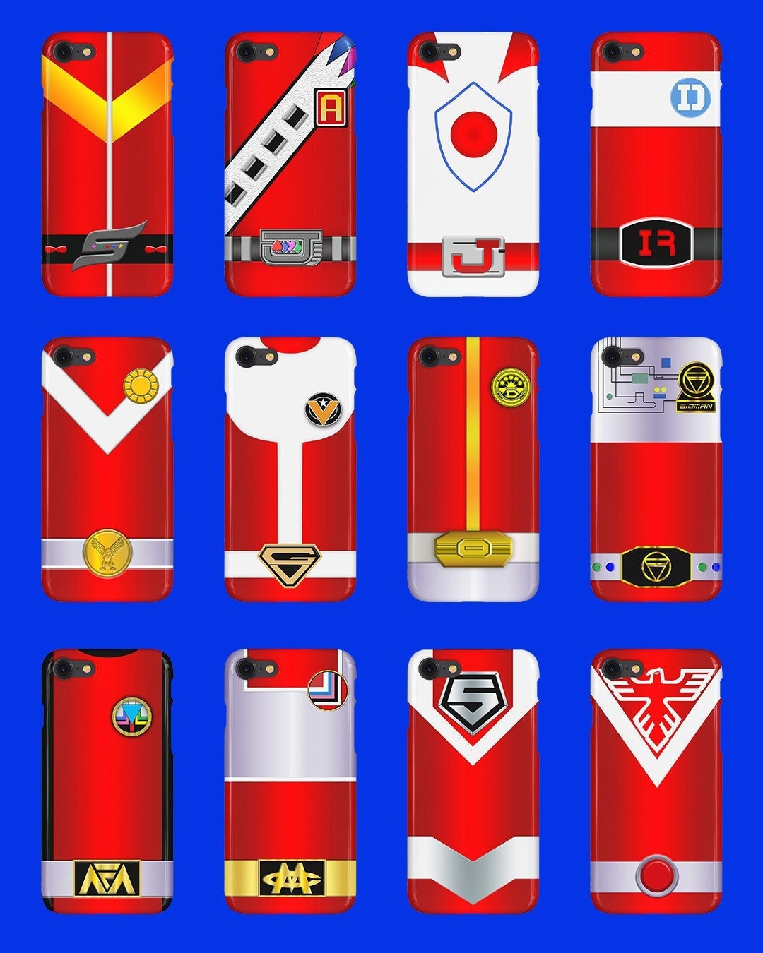 Super Sentai Showa Phone Case Collection - Etsy