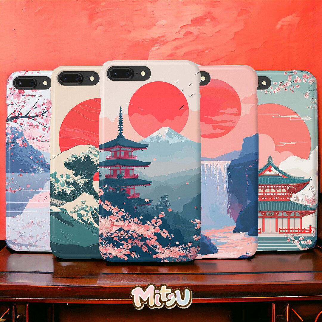 Japanese Cute Pastel Color Phone Case Collection - Etsy