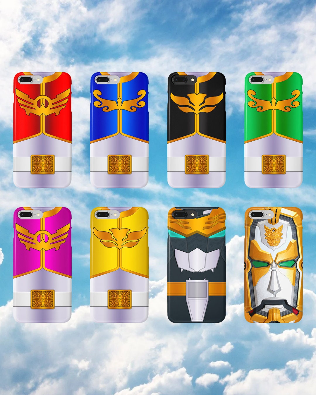 Power Ranger Mega Force Gosei Sentai Goseiger Phone Case Collection - Etsy