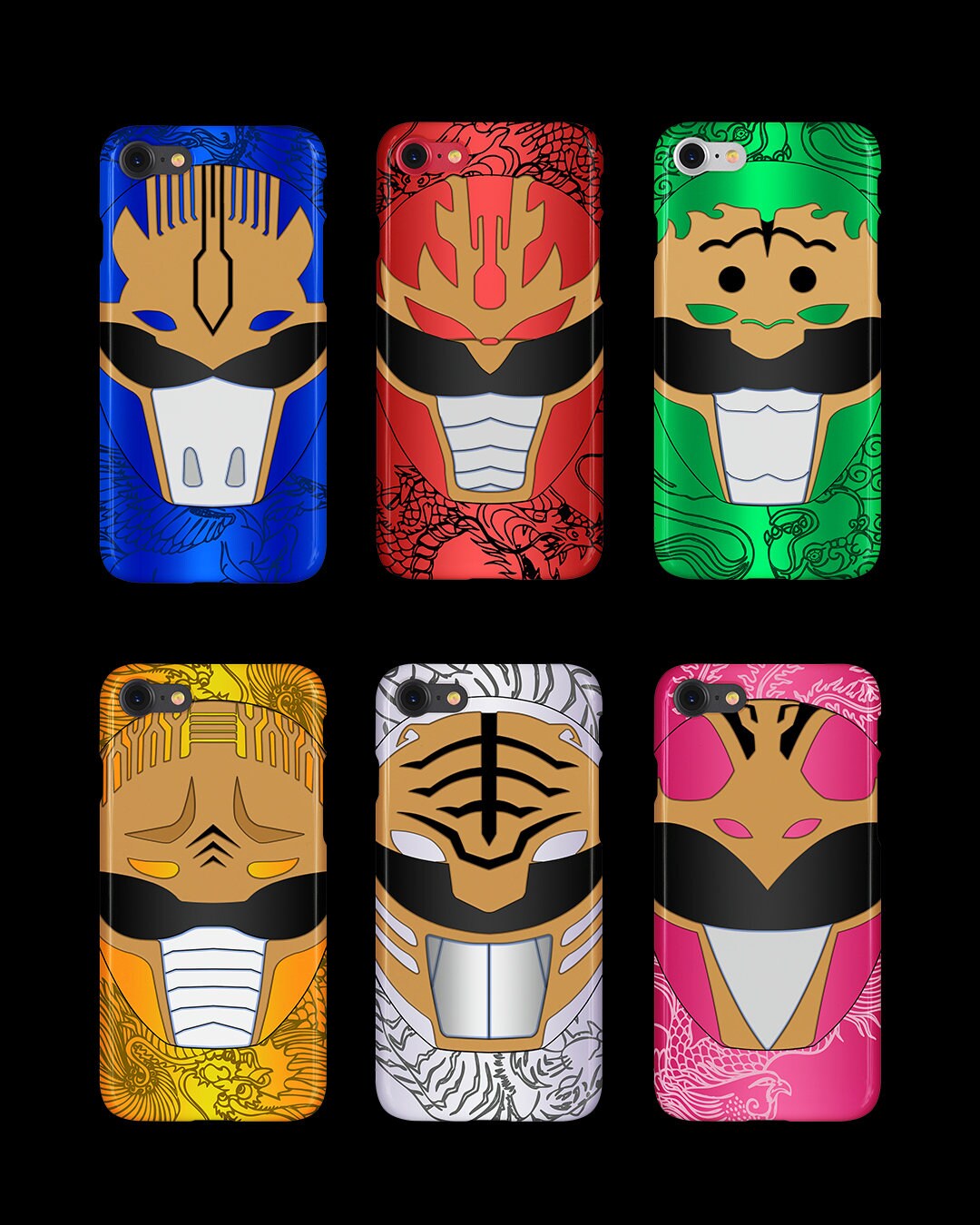 Gosei Sentai Dairanger Phone Case Collection - Etsy