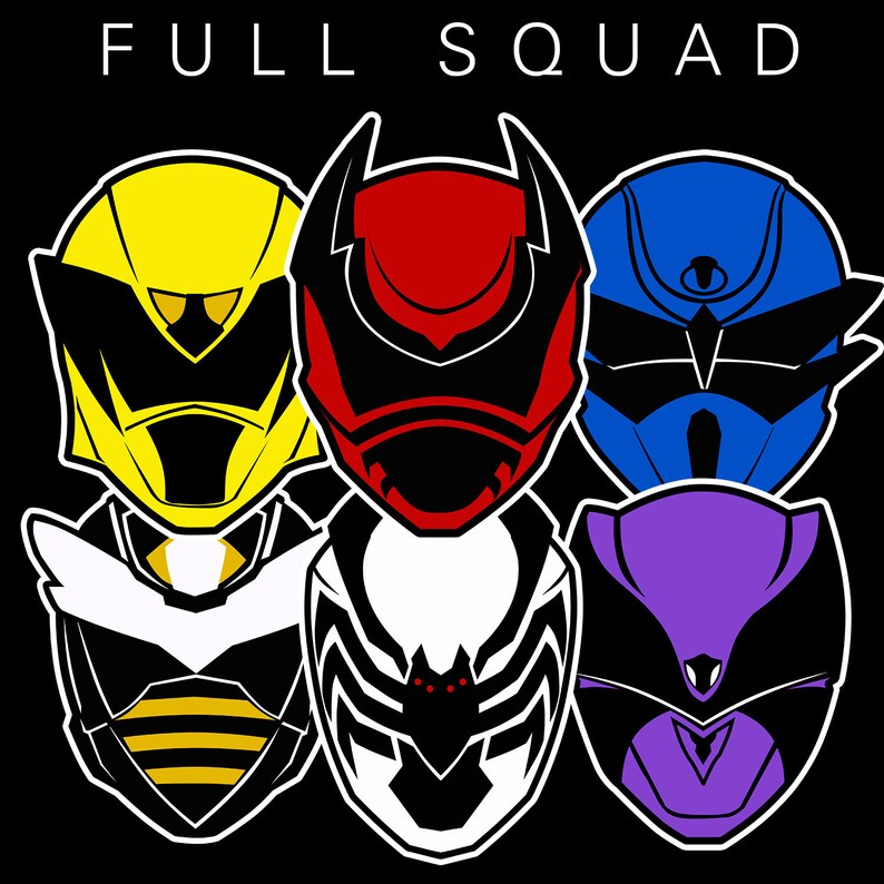 Sentai Warrior Vynil Sticker - Etsy
