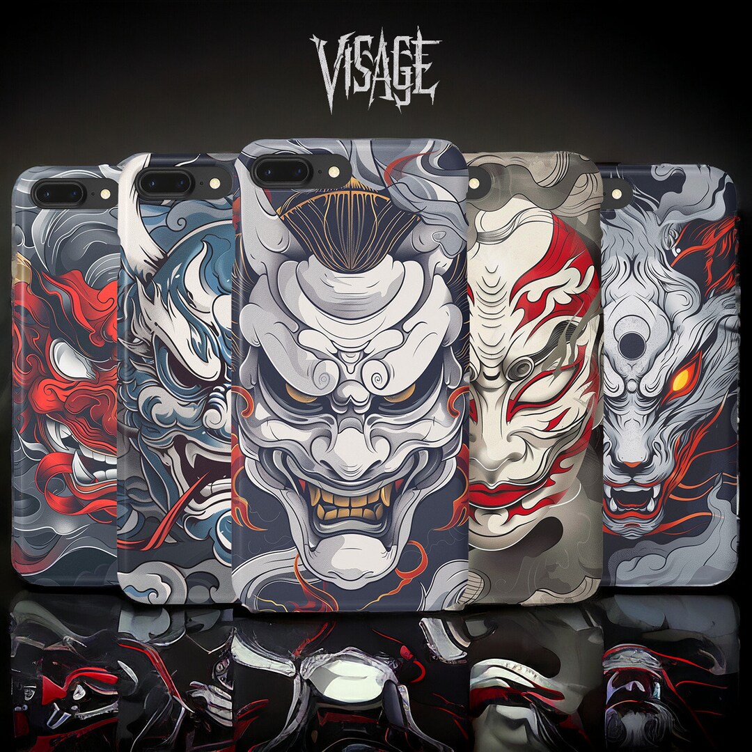 Visage Japanese Mask Phone Case Collection - Etsy