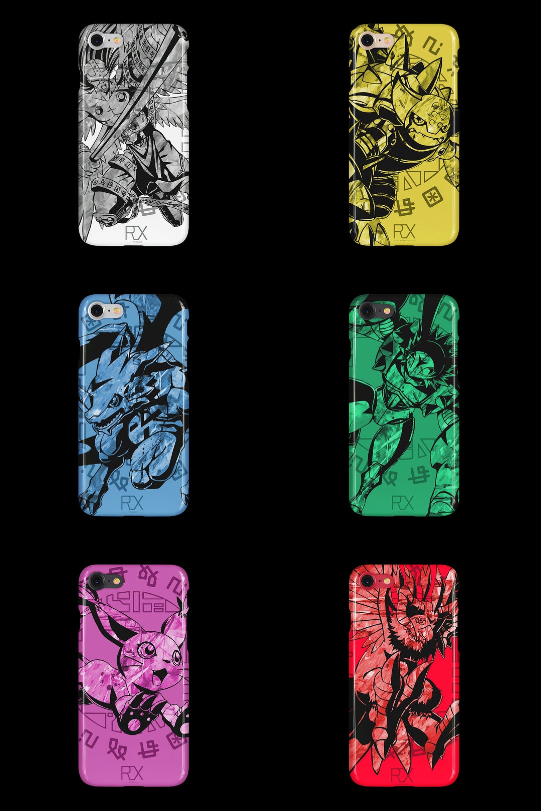 Digimon Adventure 02 Jogress Shinka Phone Case - Etsy