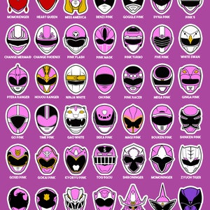 Sentai Warrior Vynil Sticker - Etsy