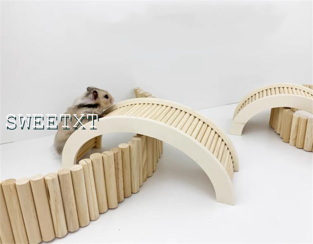 Original Wooden Arch Bridge for Hamster Half Circle Hamster - Etsy