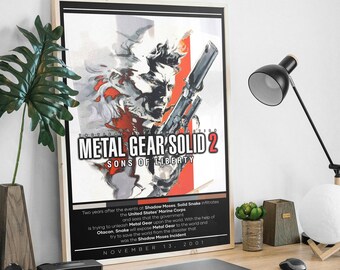 Metal Gear 2 Poster - Etsy