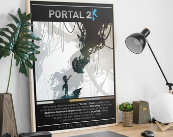 Portal 2 Poster - Etsy