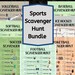 Sport Scavenger Hunt Printable Bundle, Football, Volleyball, Soccer ...
