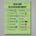 Sport Scavenger Hunt Printable Bundle, Football, Volleyball, Soccer ...
