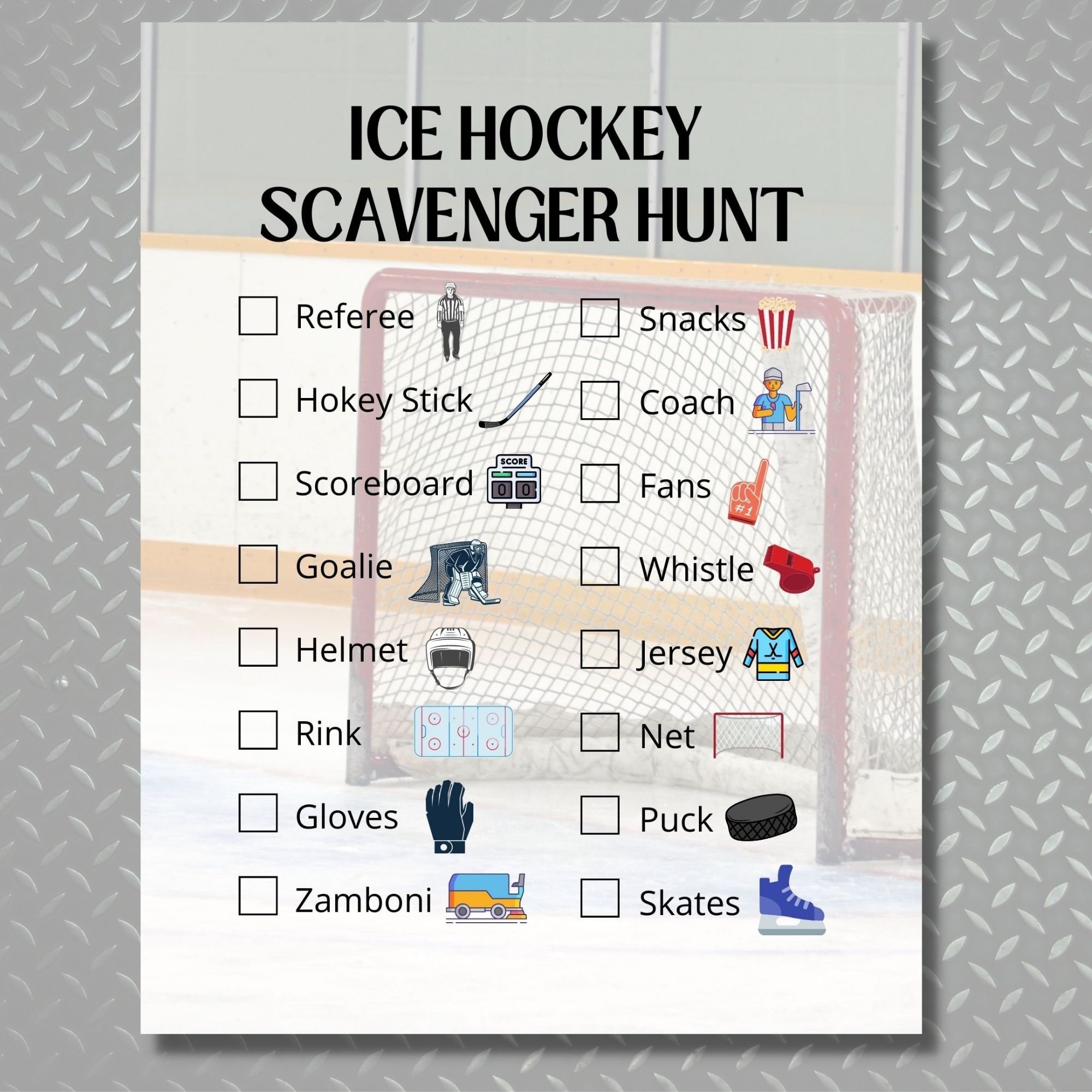 Sport Scavenger Hunt Printable Bundle, Football, Volleyball, Soccer ...