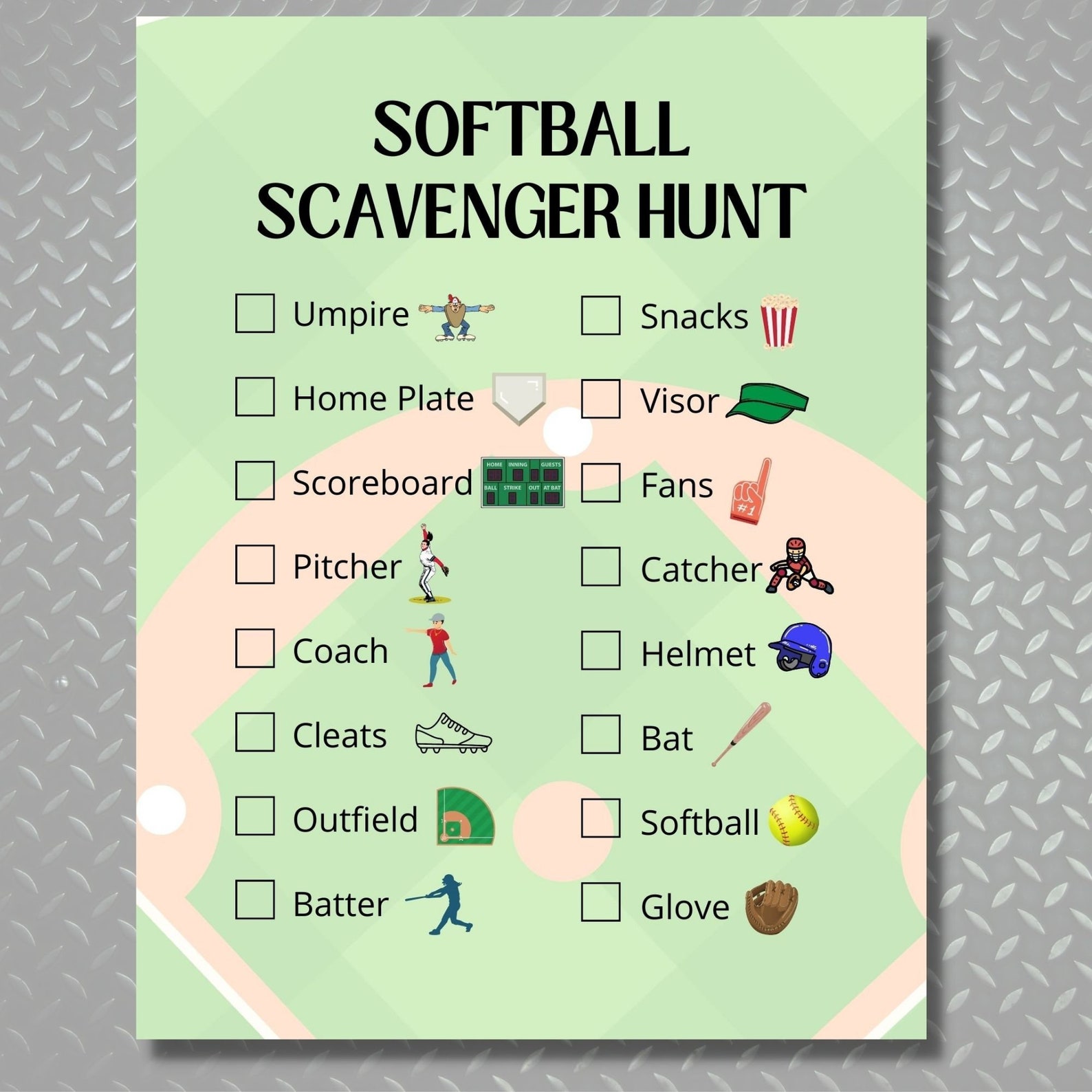 Sport Scavenger Hunt Printable Bundle, Football, Volleyball, Soccer ...