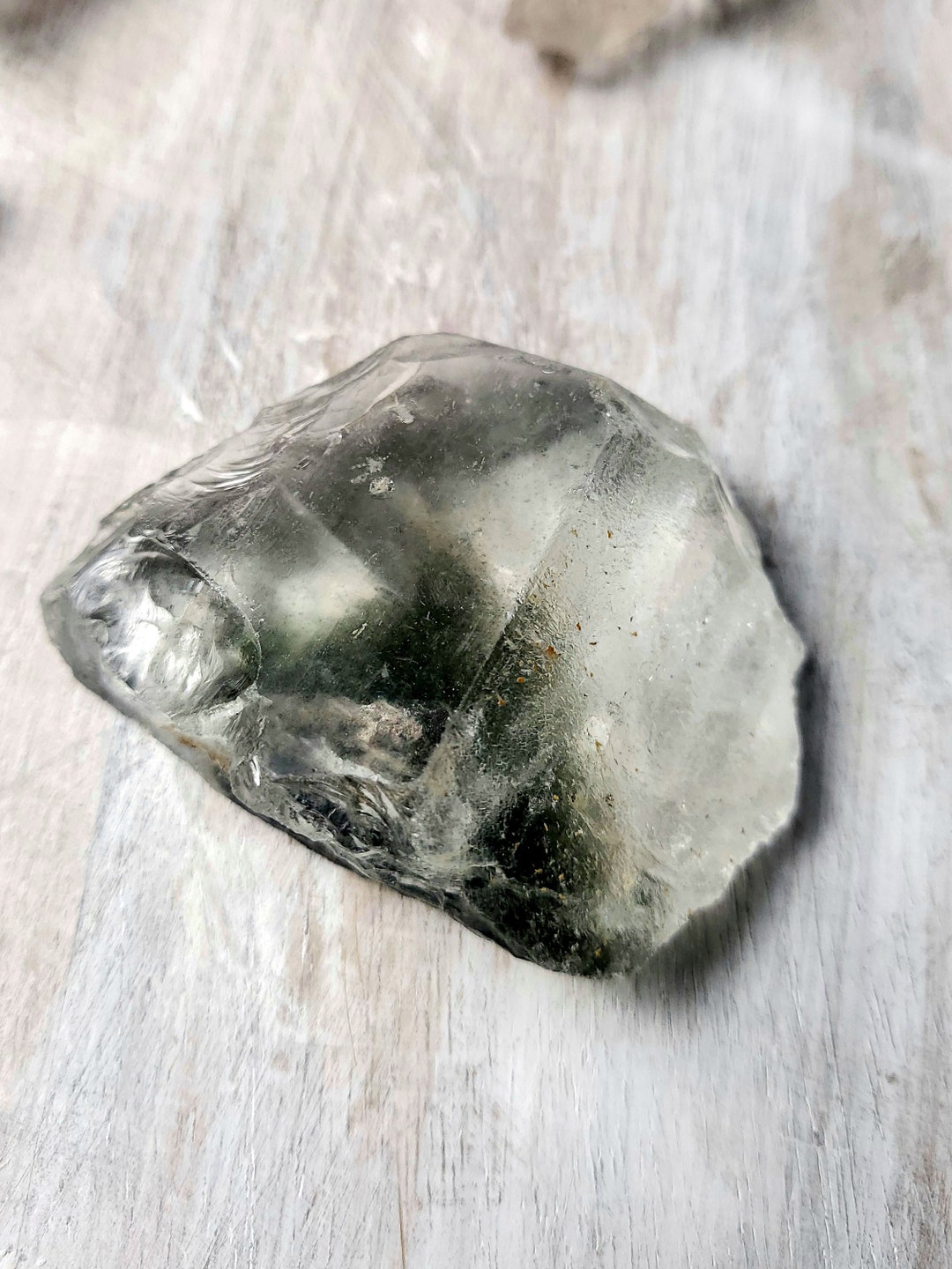 Himalayan Nirvana Ice Quartz Crystal Green Chlorite Inclusion - Etsy