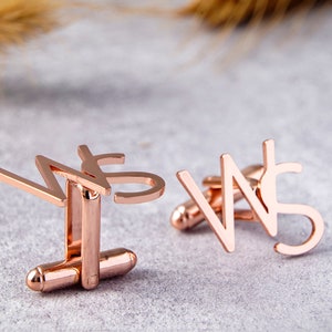 Personalized Name Cufflinks,custom Initial Cufflinks,handmade Cufflinks ...