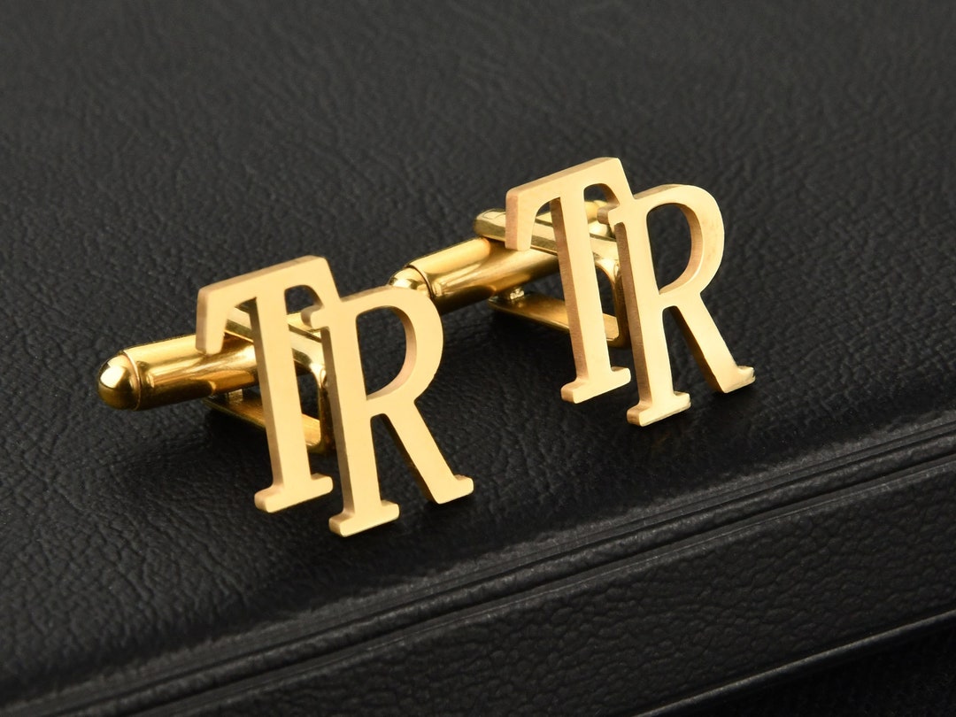 Personalized Name Cufflinks,custom Initial Cufflinks,handmade Cufflinks ...