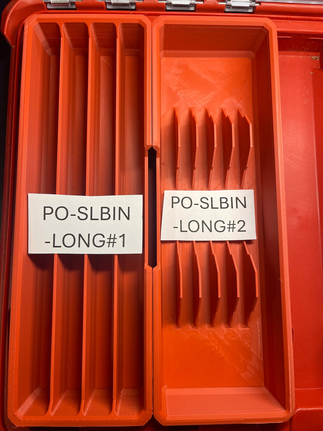 Packout Custom Long Rectangle Slim Bins - 10 Options (custom Requests ...