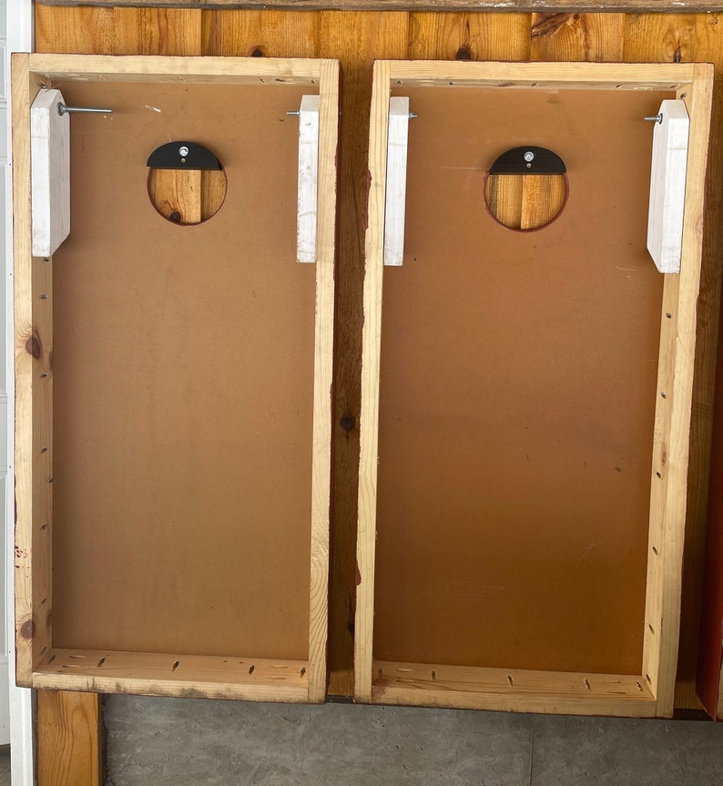 Cornhole Board Hanger/mount (pair of Mounts) (multiple Colors Available ...