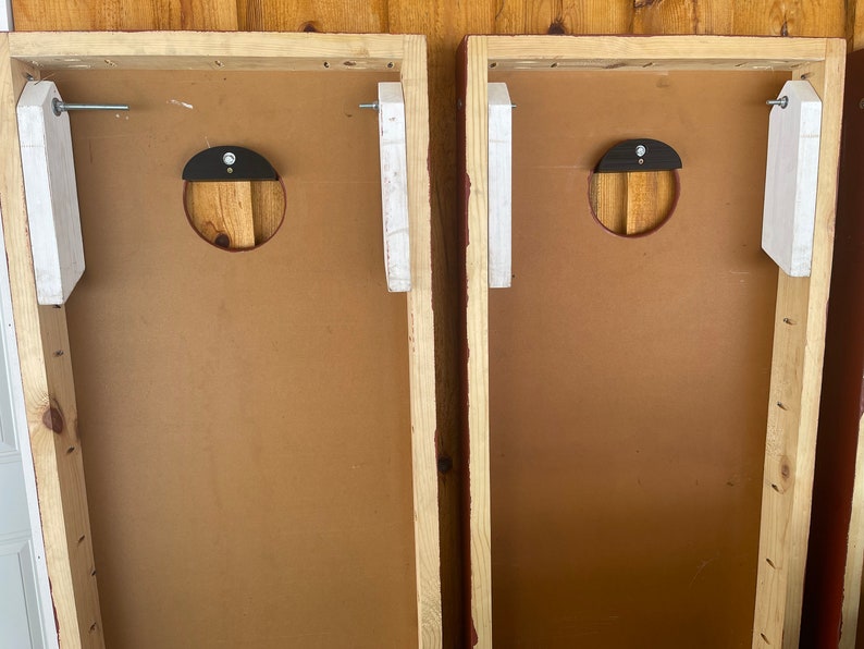 Cornhole Board Hanger/mount (pair of Mounts) (multiple Colors Available ...