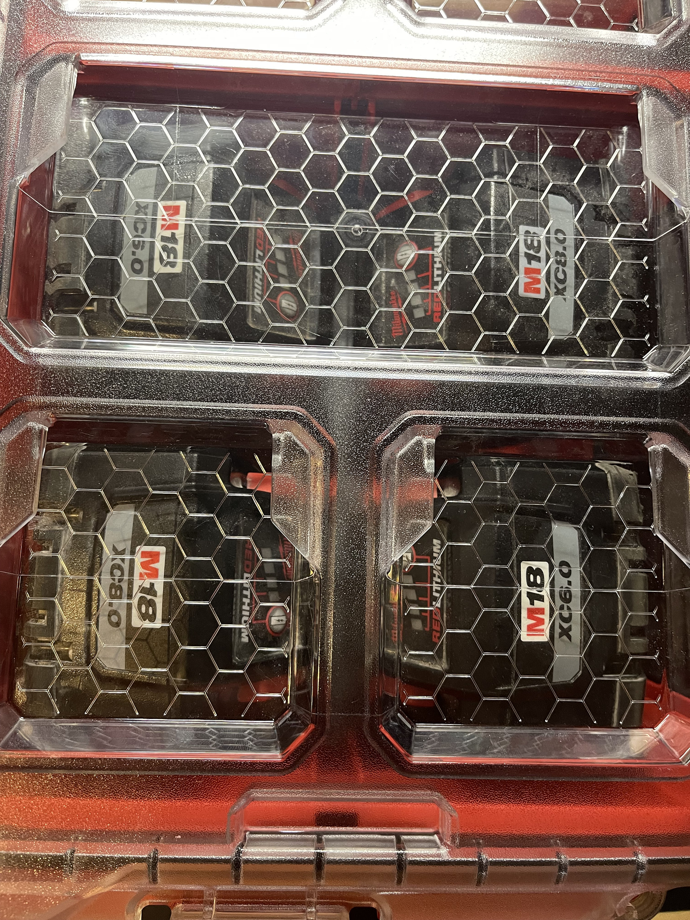 Milwaukee Deep Packout M18 Battery Holder (4 Battery) | Deep Organizer ...