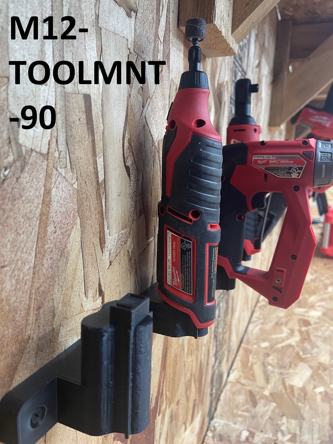 Milwaukee M12 Tool Mount/holder/hanger (3D Printed) - Etsy