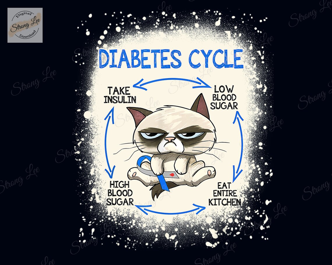 Diabetes Cycle Diabetes Awareness Png, Diabetes Awareness Sublimation ...