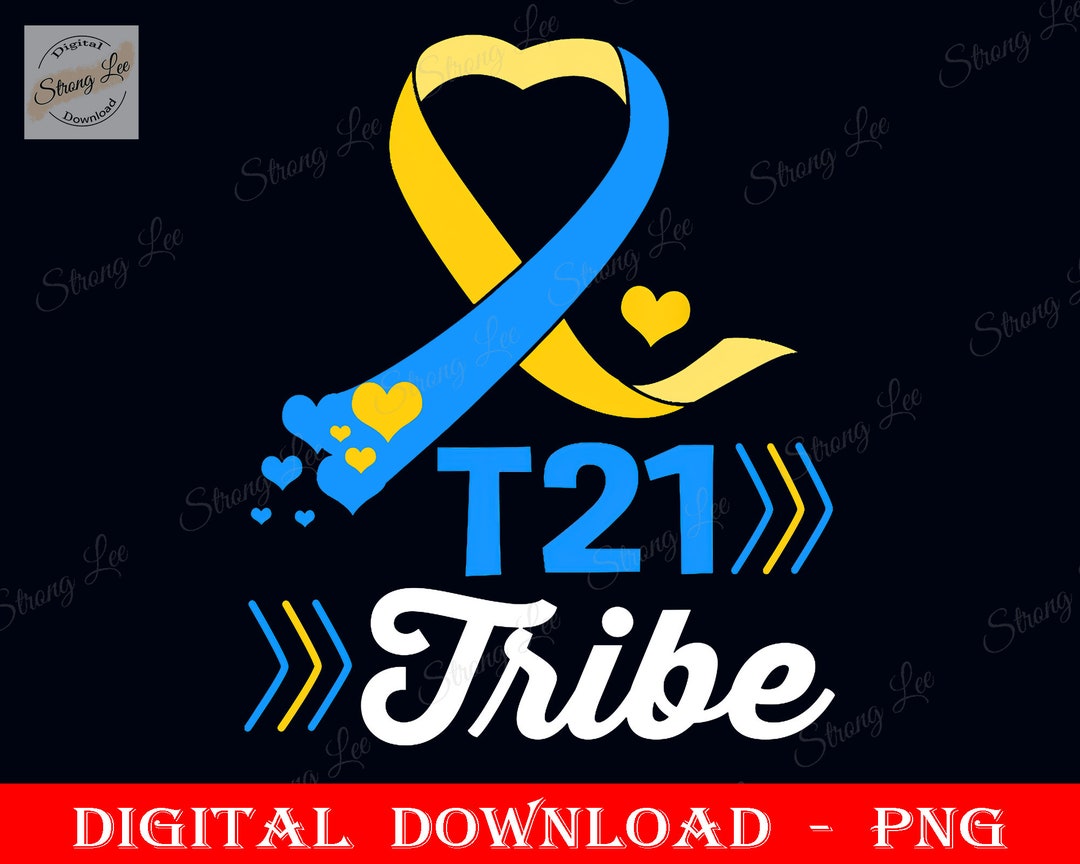 Trisomy T21 Tribe Arrow Down Syndrome Awareness Png, Down Syndrome ...