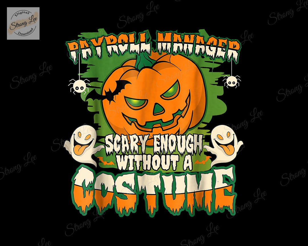 Scary Payroll Manager Pumpkin Halloween Png, Pumpkin Png, Payroll ...