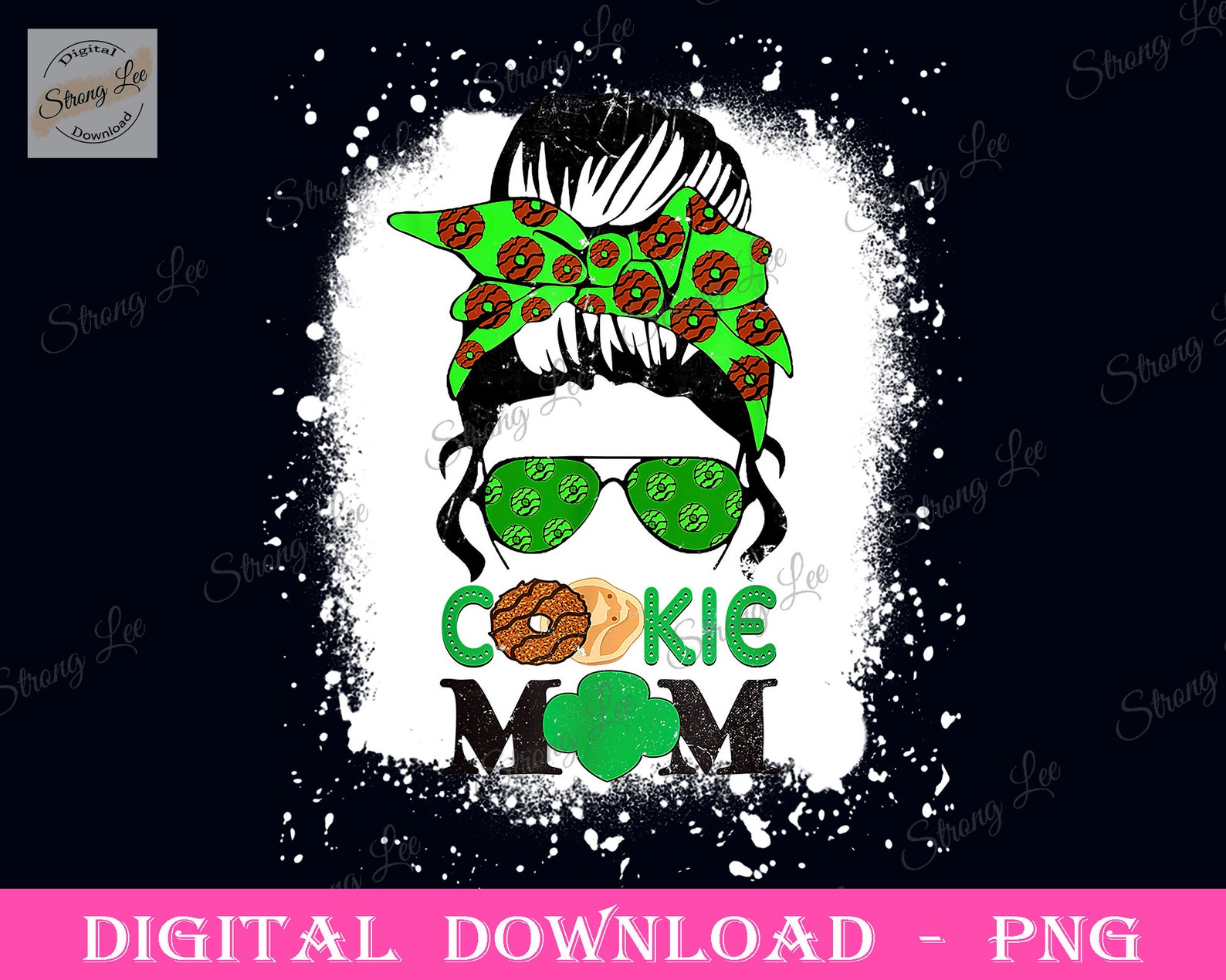 Cookie Mom Png, Scout Girl Troop Mother's Day Png, Mom Sublimation ...