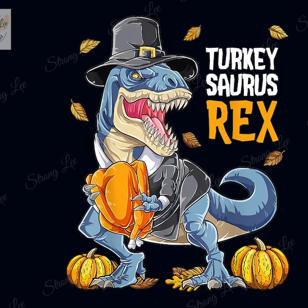 Thanksgiving Dinosaur Png - Etsy