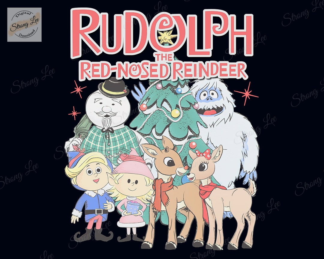 Rudolph the Red-nosed Reindeer Christmas Special Group Photo Png ...