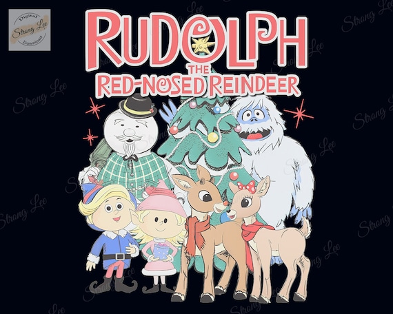 Rudolph the Red-nosed Reindeer Christmas Special Group Photo - Etsy