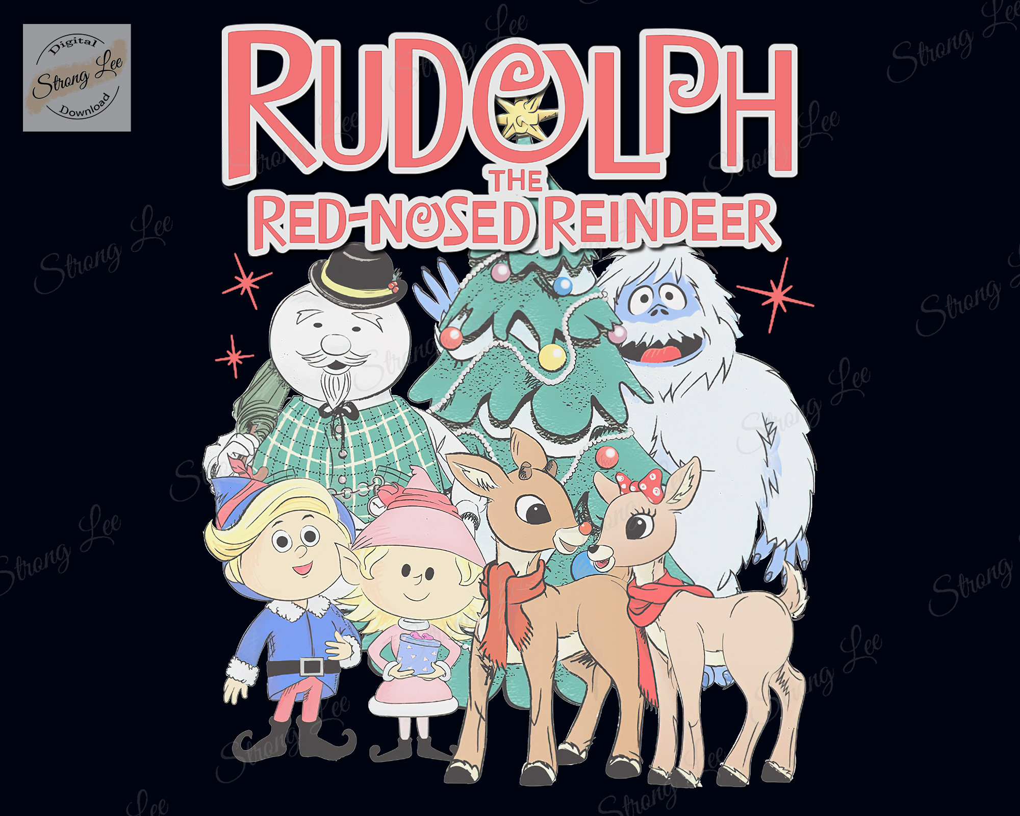 Rudolph the Red-nosed Reindeer Christmas Special Group Photo - Etsy