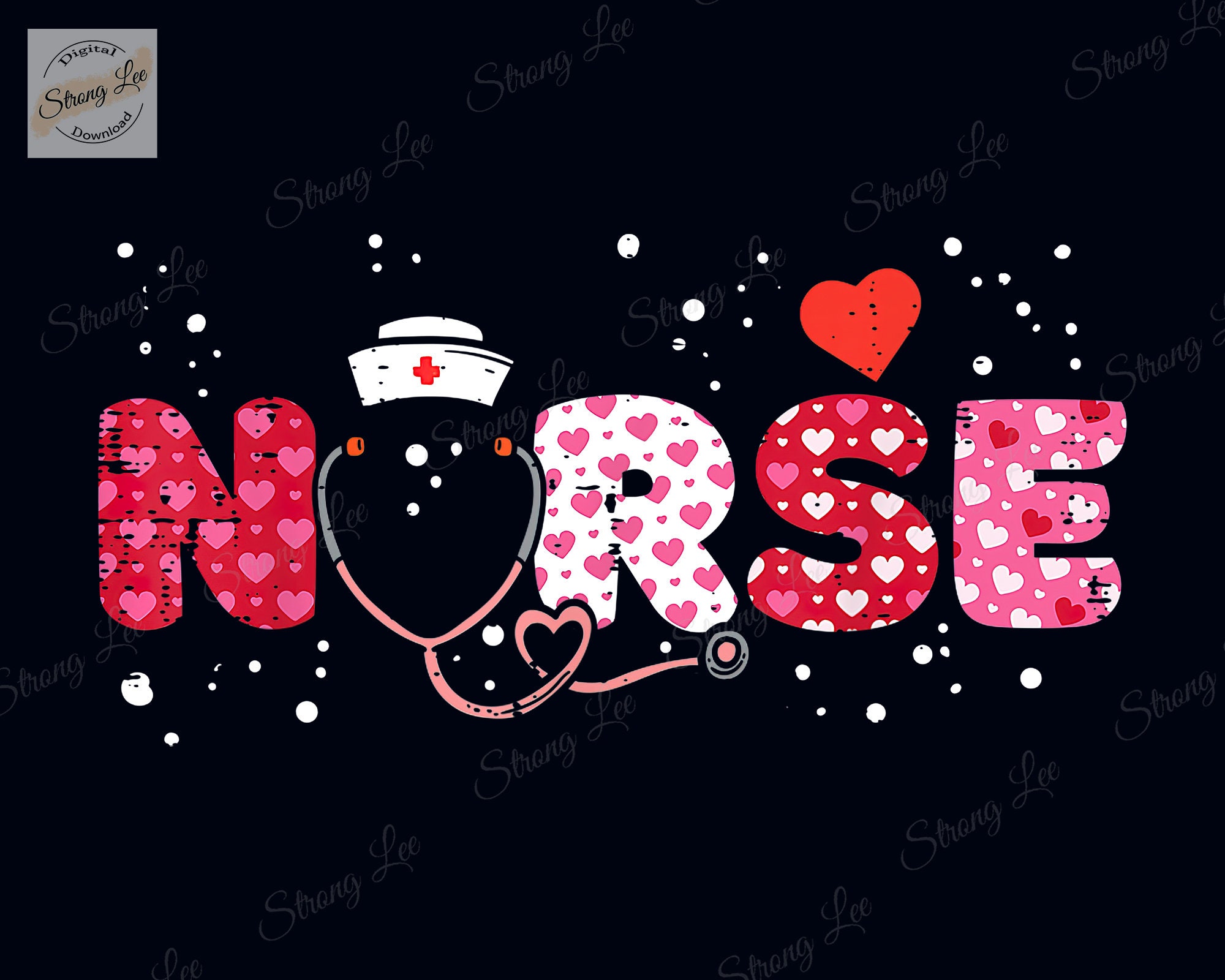 Nurse Valentine's Day Png, Er ICU NICU RN Nurses Valentine's Day ...