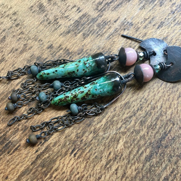 Primitive Earrings - Etsy