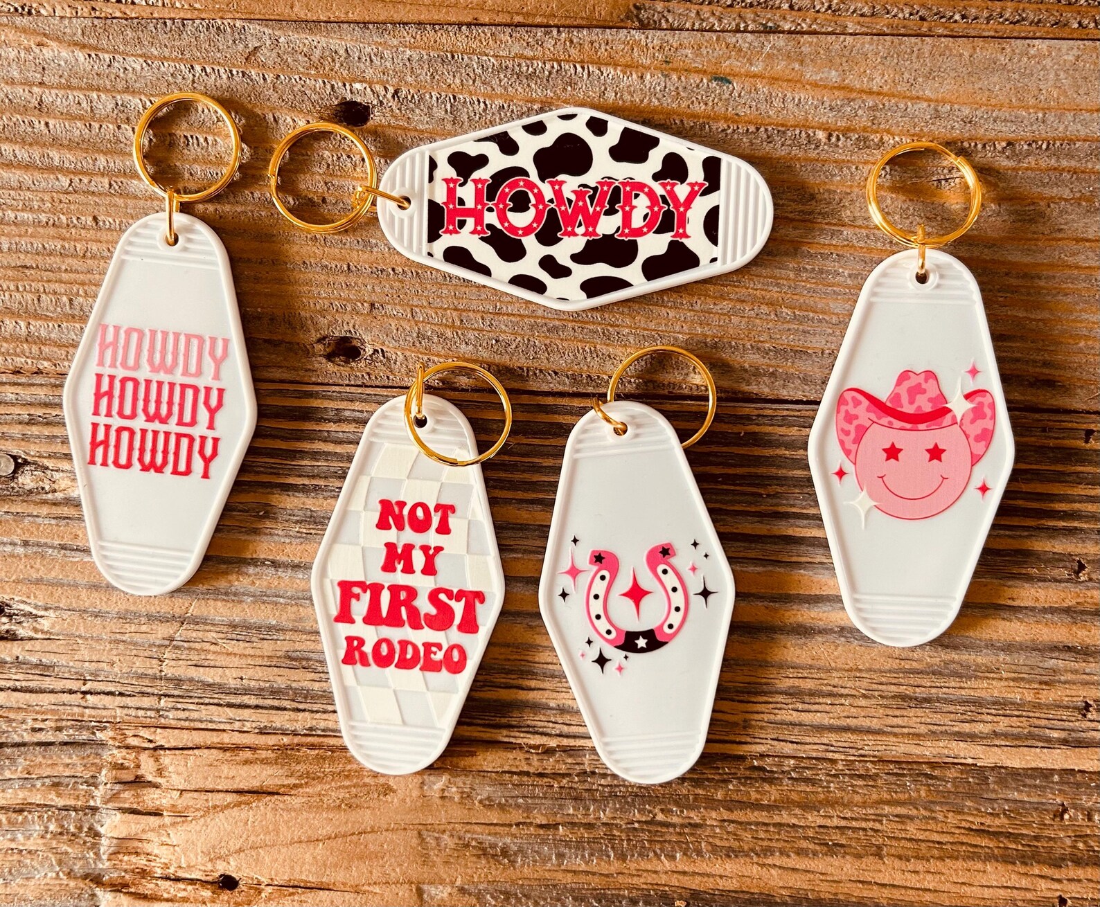 Western Keychains Multiple Options Available - Etsy