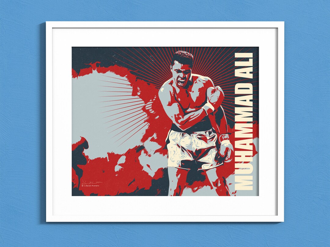 Muhammad Ali Inspirational Printable Original Wall Art - Etsy