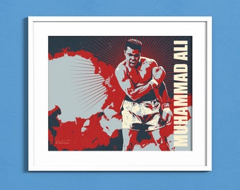 Muhammad Ali Large Wall Art - Etsy