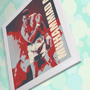 Muhammad Ali Inspirational Printable Original Wall Art - Etsy