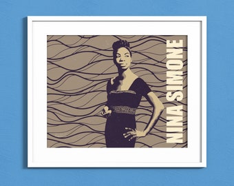 Nina Simone Poster, Special Edition Print, African American, Black Art ...