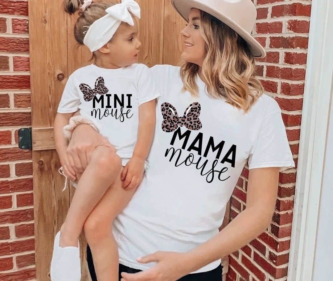 Personalized Mama and Mini Mouse Shirt, Mini Mouse T-shirt, Disney Mom ...