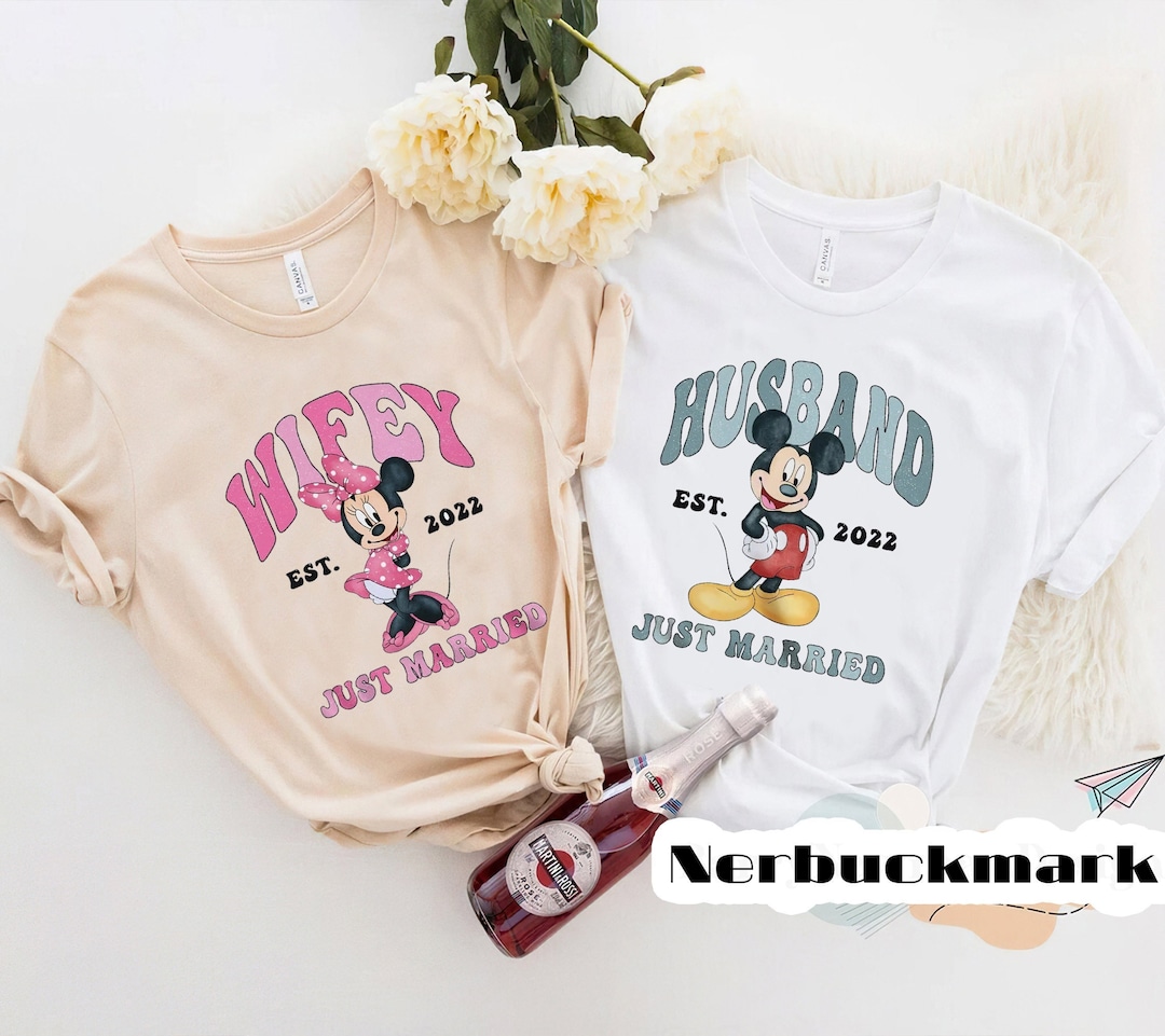 Disney Couple Shirt, Wife and Husband Custom Shirts, Disney Honeymoon ...