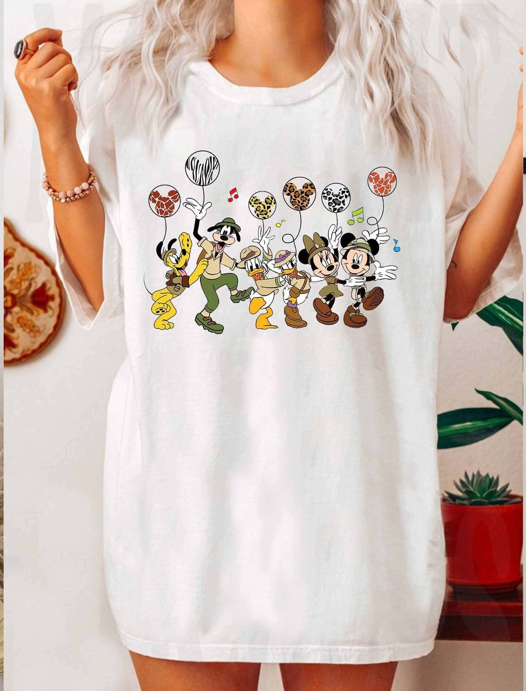 Disney Safari Mode Mickey Mouse & Friends Animal Kingdom - Etsy
