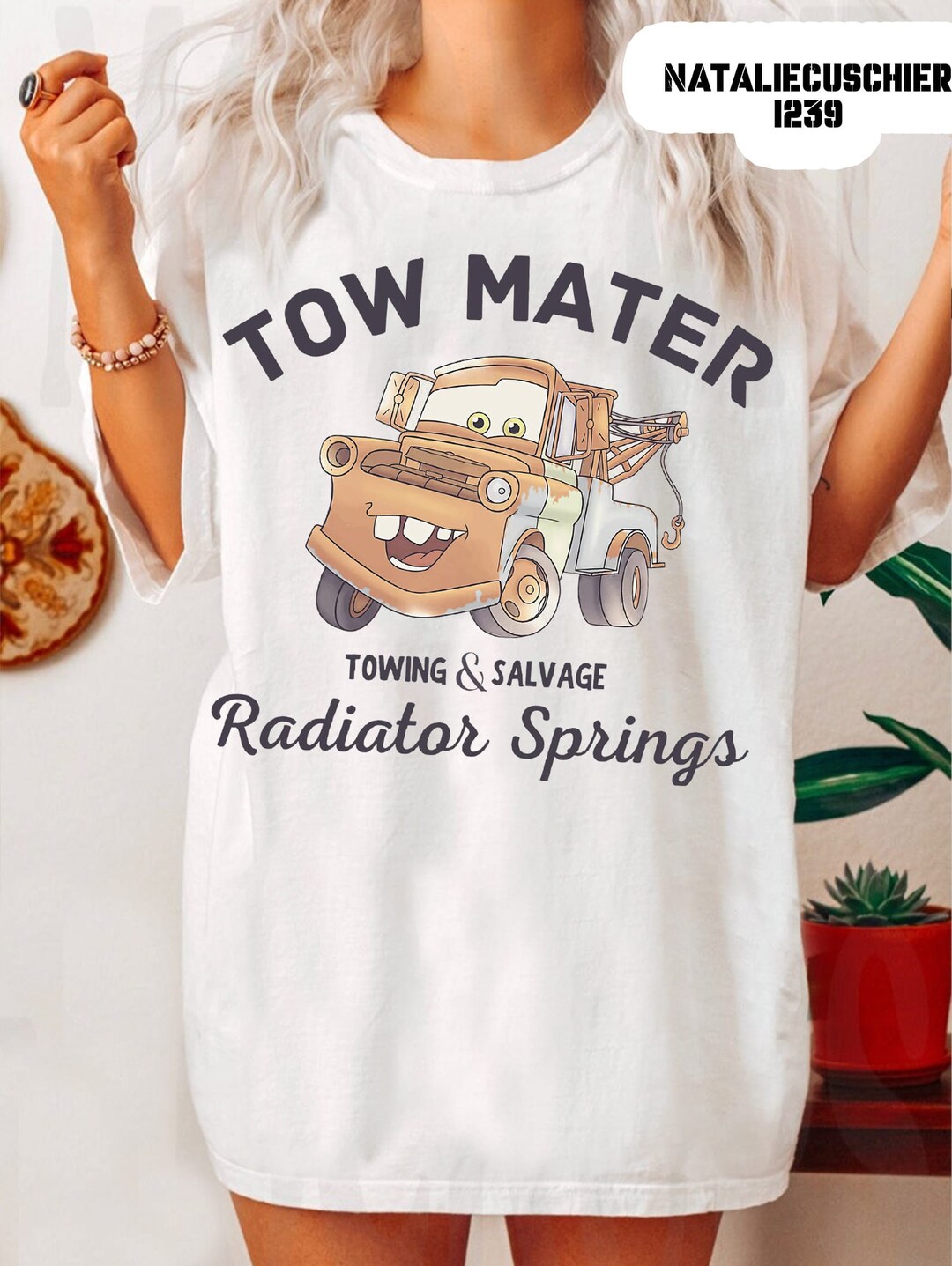 Tow Mater Shirt, Cars Shirt,cozy Cone Motel,disneyland Shirts, Disney ...